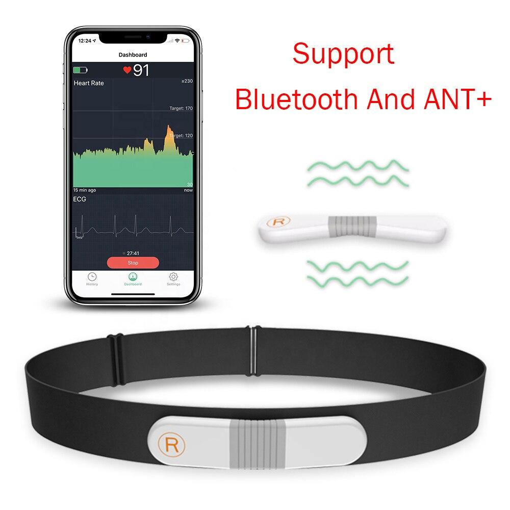 Bluetooth ANT + Protocol EKG Heart Rate Monitor ,Wireless ECG Machine ...